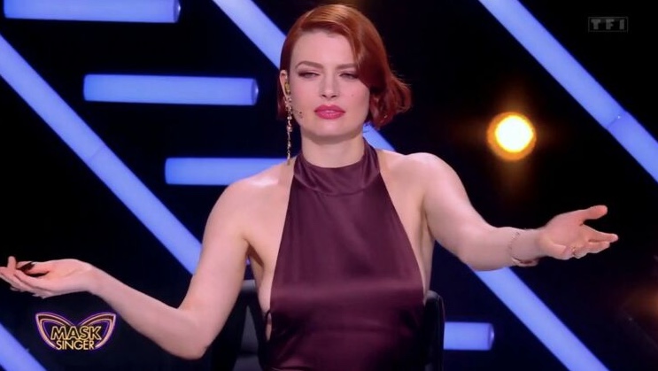 Elodie Frégé dans Mask Singer sur TF1 Elodie Frégé dans Mask Singer sur TF1